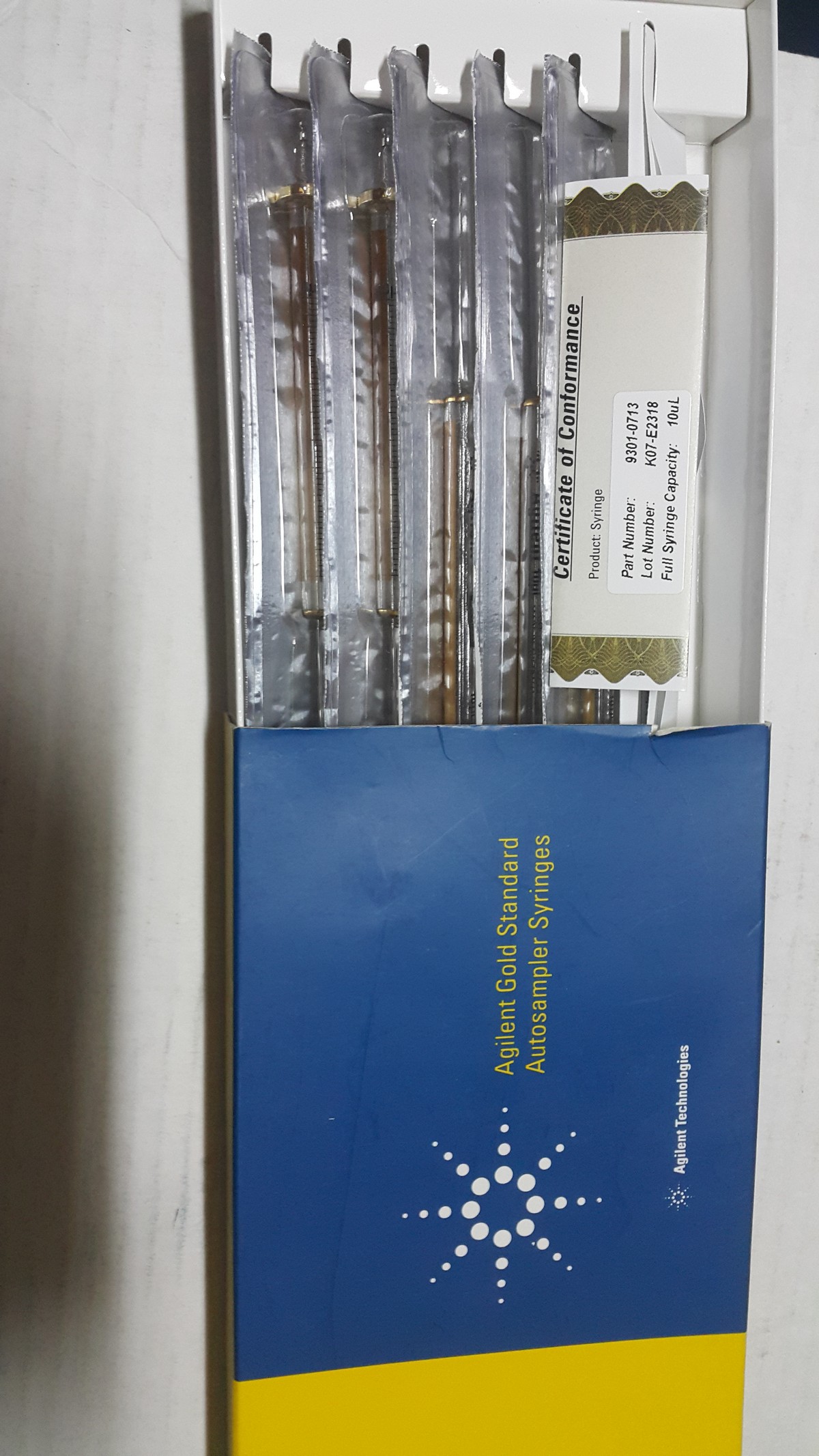 9301-0713 / Syringe 10ul straight, FN 23/42/HP