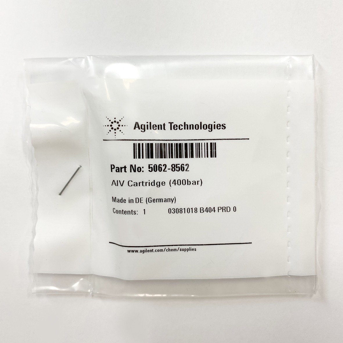 5062-8562 / Cartridge 400 bar for active Inlet valve