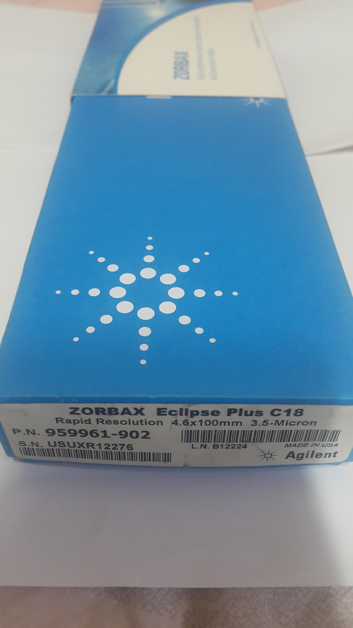 959961-902 / Eclipse Plus RR-C18, 4.6X100, 3.5um (959961-902) > 제이제이서비스