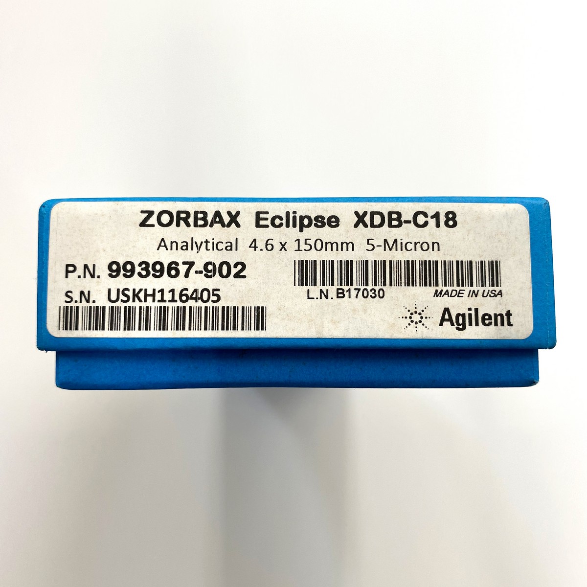 993967-902 / Eclipse XDB-C18 4.6x150 5u Analytical